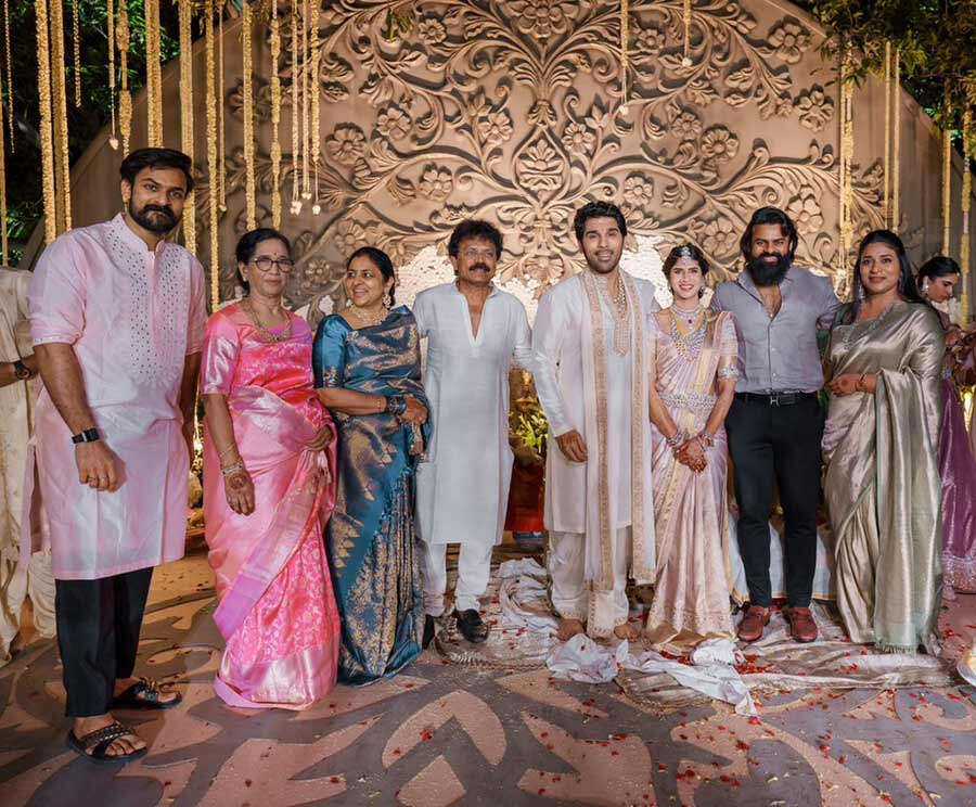 Photos: South Bigwigs Grace Allu Sirish and Nayanika Reddy’s Wedding ...