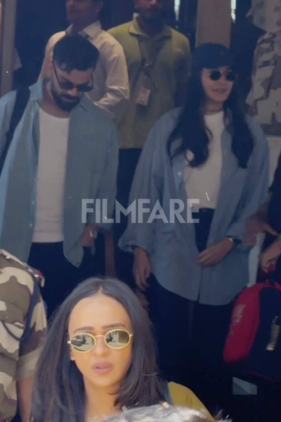 PHOTOS: Anushka Sharma and Virat Kohli Arrive in Mumbai After Win in ...