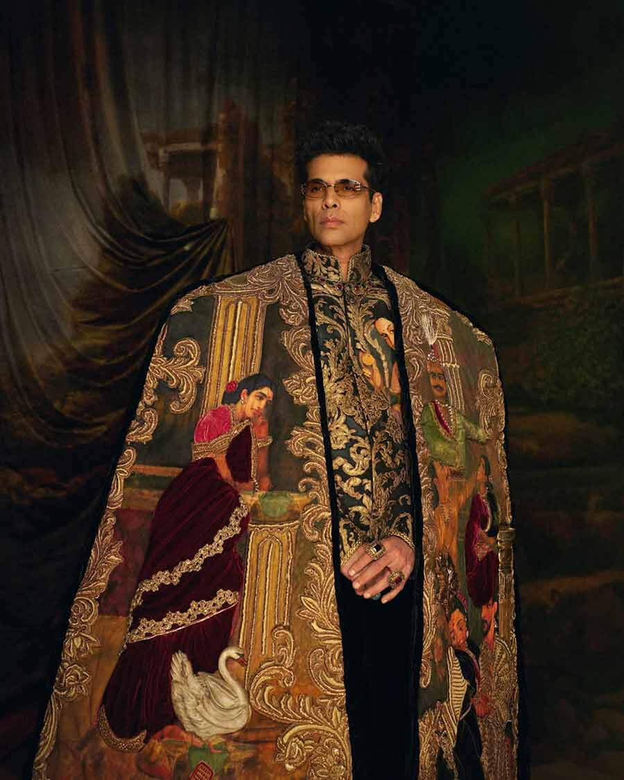 Photos: Karan Johar Makes His Met Gala Debut in Custom Manish Malhotra ...