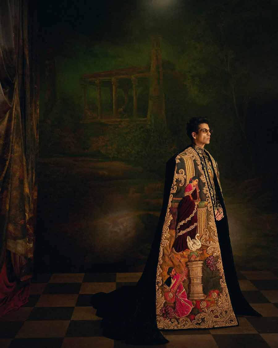 Photos: Karan Johar Makes His Met Gala Debut in Custom Manish Malhotra ...