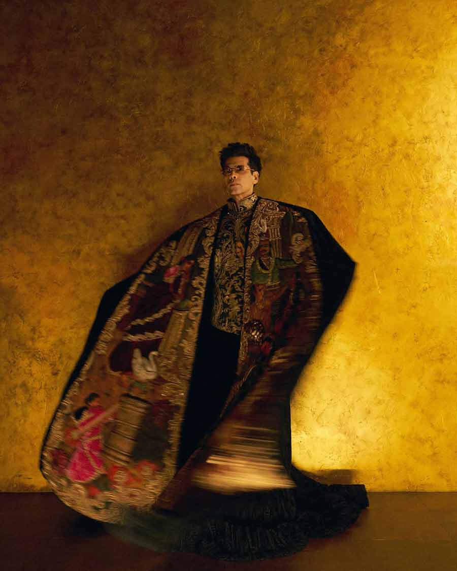 Photos: Karan Johar Makes His Met Gala Debut in Custom Manish Malhotra ...