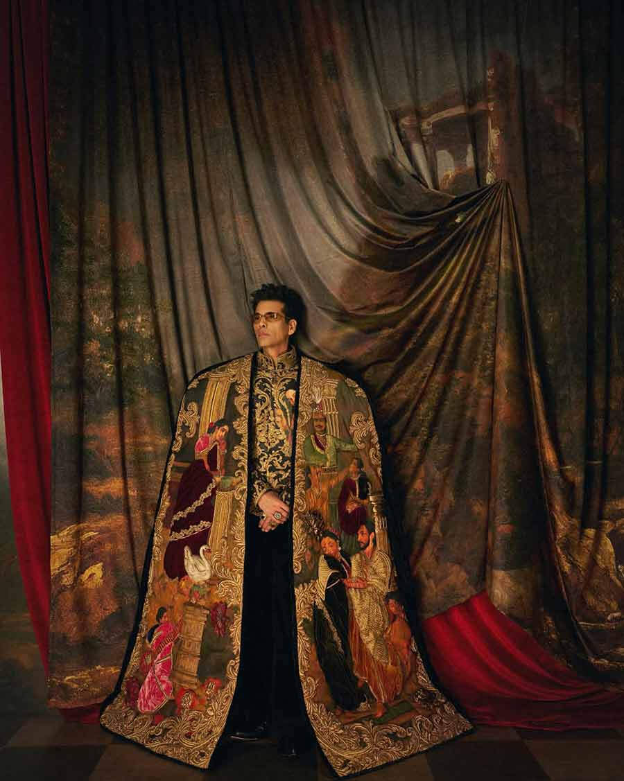 Photos: Karan Johar Makes His Met Gala Debut in Custom Manish Malhotra ...