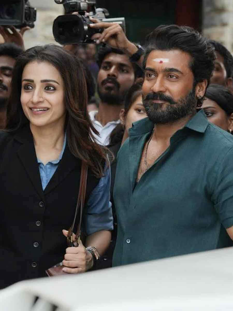 Karuppu BTS Stills: Netizens Decode Trisha’s ‘one More Win’ Post ...