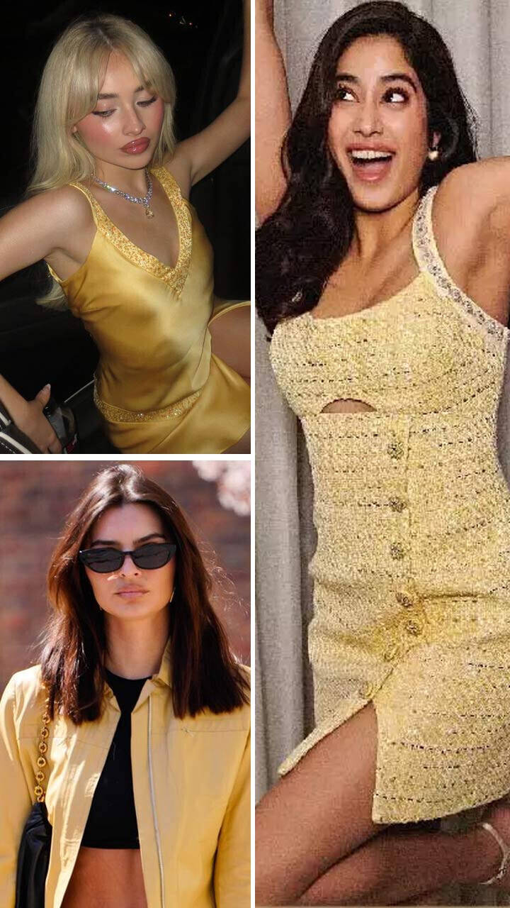 How Celebs are Wearing Butter Yellow, The Colour of The Season ...