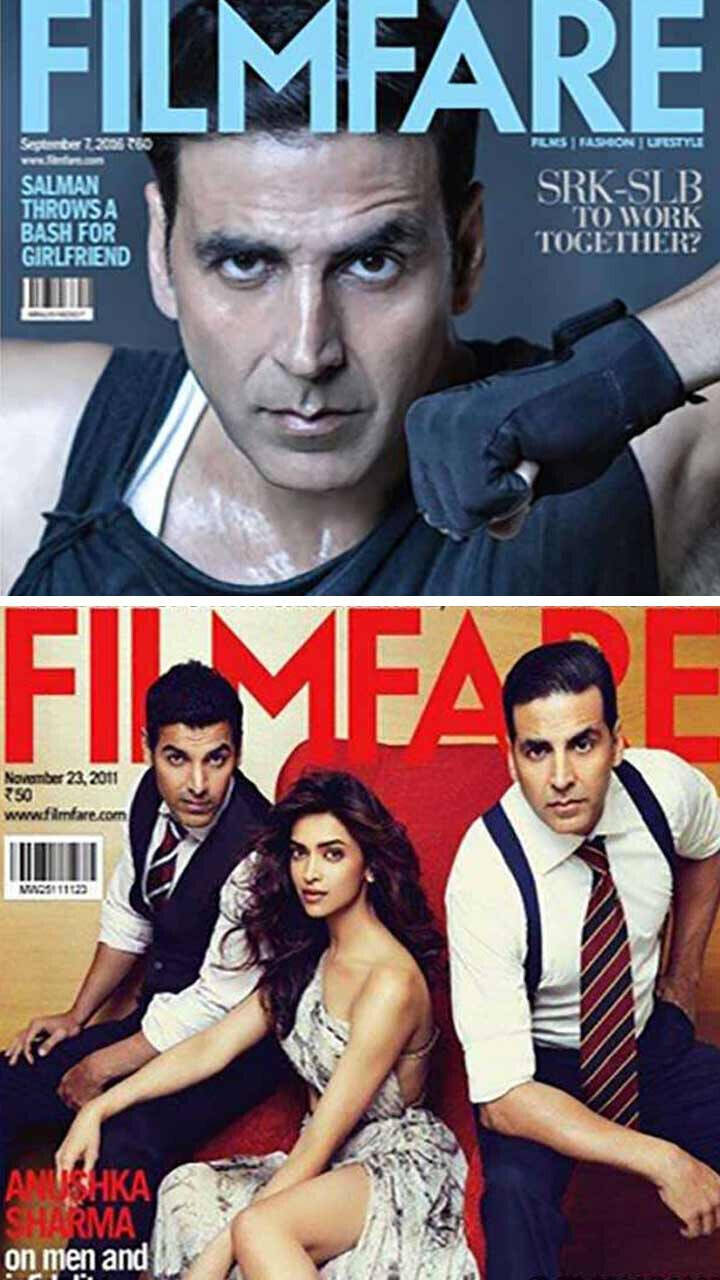 Akshay Kumar’s Best Filmfare Covers | Filmfare.com