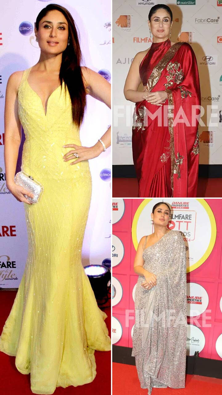 Kareena Kapoor Khan’s Best Filmfare Awards Looks Over The Years ...